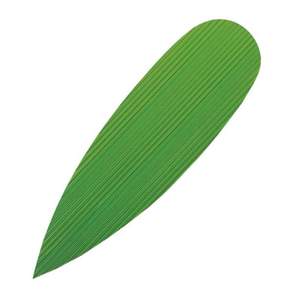 サイズ：195×57mm●料理に合わせてサイズが選べる笹型