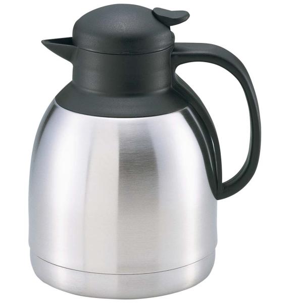 容量：1.0L外寸：165×135×H180mm重量：650g・真空二重構造のまほうびんです。・サビに強い18-8ステンレス製中ビン・角型氷がラクラク入る、口径約45mm・冷たい飲み物を入れても結露しない。・片手で簡単に操作できる、ワンタッ...