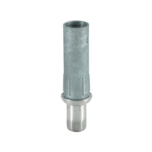 型番：TO-108ML最短：42mm最長：110mm適用パイプ：φ38mm　t＝1.2mm1 本体 材質：亜鉛ダイキャスト2 リングカバー 材質：SUS3043 アジャストカバー 材質：SUS304※傾斜の大きな床に設置する際に使用します。...