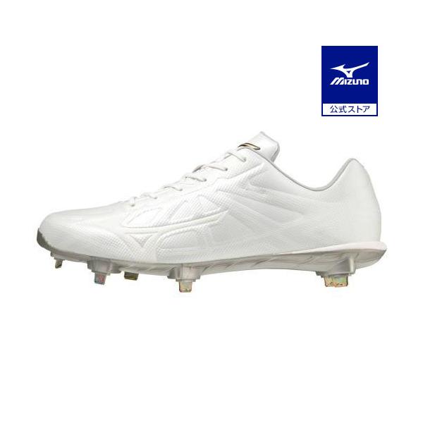 ミズノ史上最軽量野球スパイクの、ワイド・紐式・超硬金具モデル。 野球 スパイク