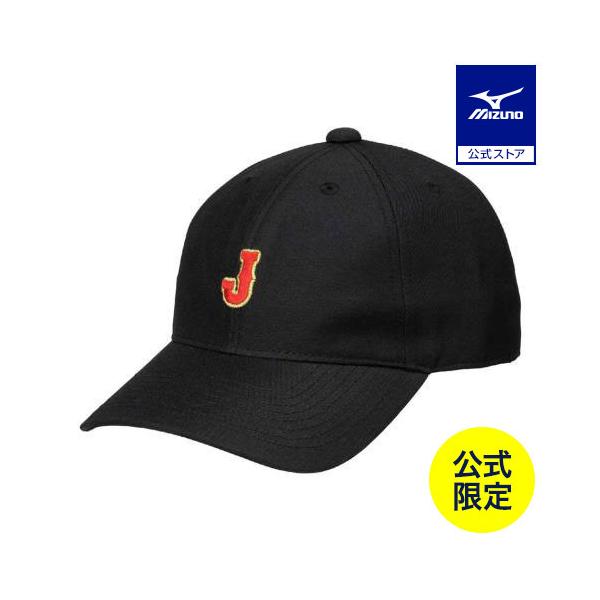 「J」刺繍の入った侍ジャパンカジュアルキャップ。
