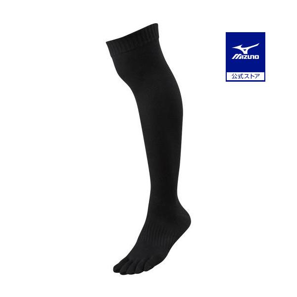 力が入りやすい五本指カラーソックス。ロング丈。