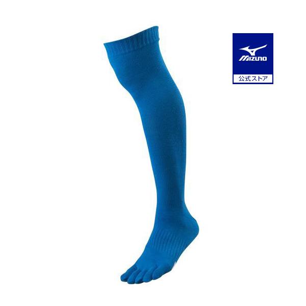 力が入りやすい五本指カラーソックス。ロング丈。