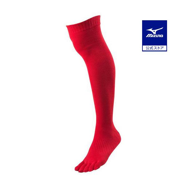 力が入りやすい五本指カラーソックス。ロング丈。