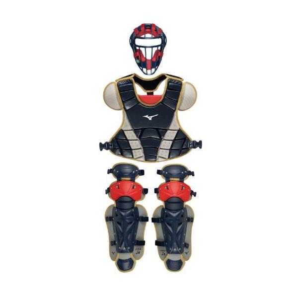 世界大会で着用する捕手防具のカラーリングを再現した勝色をまとった限定モデル。ジュニアモデル。※この商品は、オープン価格商品です。メーカー希望小売価格の設定は、ありません。