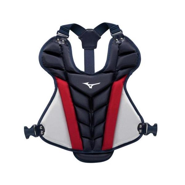 装い新たに。少学生軟式プロテクターアップデート。キャッチャー防具のエントリーモデル、デザインをアップデート。プロテクターはSとSSサイズをエクステンションパッドにより調整可能で幅広い小学生プレーヤーに。