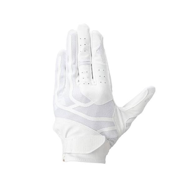 グラブと一体となって球際を制する！指マチシームレス構造の『ミズノプロ守備用手袋　緩衝パッド付』※単独水洗い可能