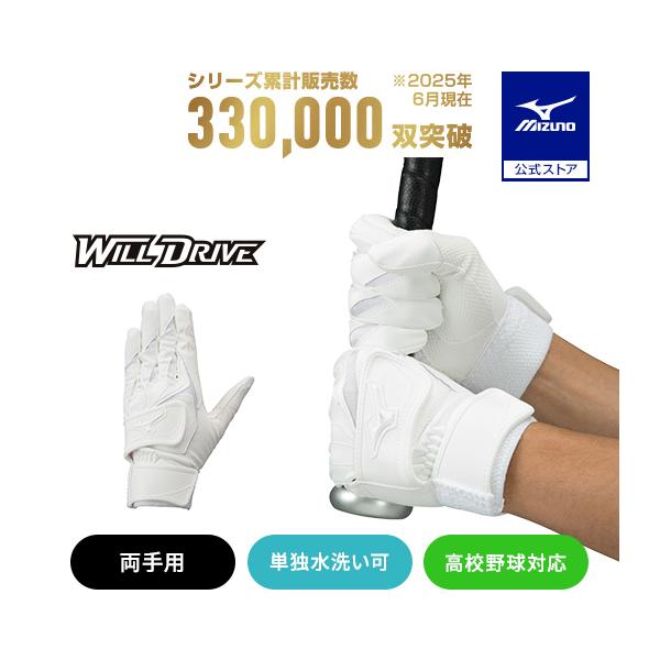 ボールを遠くへ飛ばす為に！高いグリップ力でインパクトへ！ 伝わるPOWERモデルにWベルト構造デビュー。※単独水洗い可能