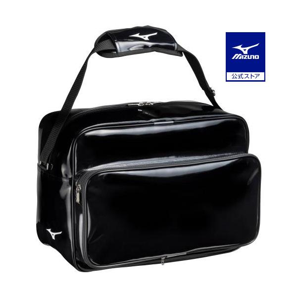 豊富なカラーバリエーションでチームカラーに対応。エナメル素材の大容量セカンドバッグ。