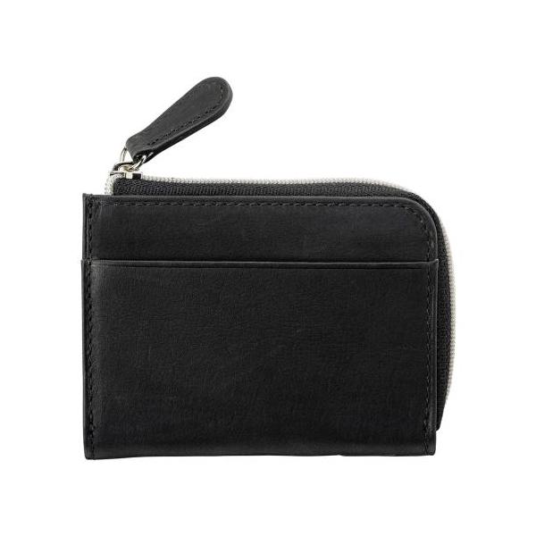 グラブ革を使用したコンパクトをレット永く革の風合いを愉しんでいただけます。