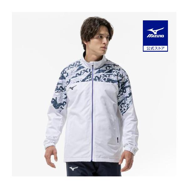 肩部分にN-XTシーズングラフィックをデザインしたブレスサーモウォーマージャケット。