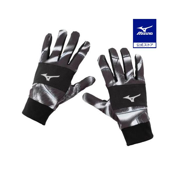 防風撥水ストレッチ素材テックシールドを採用した手袋。スポーツシーンでの防寒アイテムとしておすすめです。