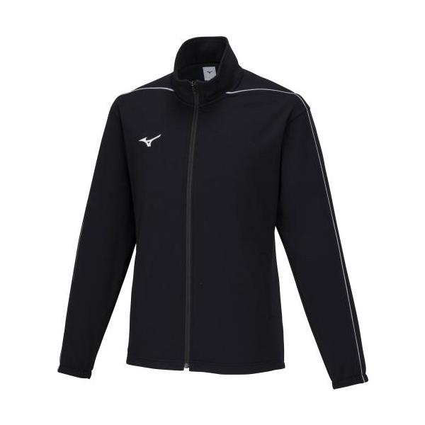 汗を素早く吸収拡散しストレッチがある生地を採用。シンプルなデザインで快適で動きやすいウォームアップジャケットです。