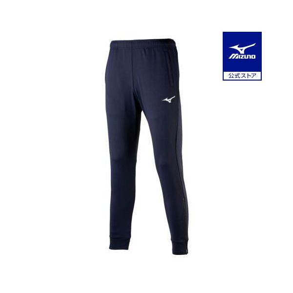 32MC9116とセットアップ対応。ソフトな素材が動きやすさとタイトなシルエットを両立したジャージ。裾巾12cmで脚さばきし易いスーパースリムシルエットパンツ。（09 ブラックはMIZUNO TRAINING TEAM着用カラーです）