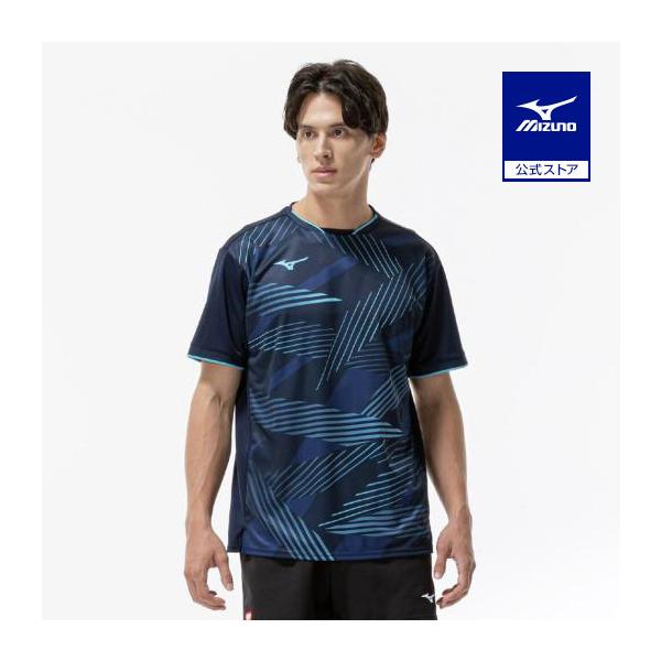 吸汗速乾性を備えたグラフィックゲームシャツ。