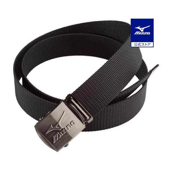 ミズノロゴ入りのテープベルト