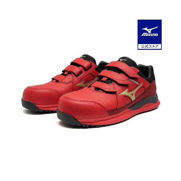 Mizuno Enerzy×U4icXのFOAMWAVE搭載。柔らかくてぶれにくい、虜になる履き心地。「柔らかさ」と「安定性」の両立を追求してたどり着いた一足。上質な履き心地で、働く足元をしっかりサポートします。【54：オレンジ×ホワイト ...