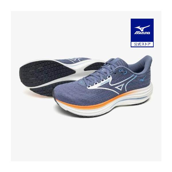 【カラー52、58：ミズノ直営限定】WAVE RIDER 29着地から蹴り出しまでスムーズな体重移動による快適な走行感。これからランニングを始める方、走力向上のためのジョグやレースにも幅広く対応。前作からクッション性と反発性を向上。