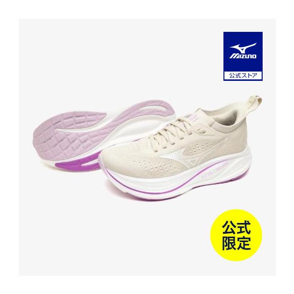 【カラー25：ミズノ直営限定】ミズノ ネオ ゼン2足も、気分も、弾んでいく。弾むような走行感でランニングを楽しみたい方や、軽さを重視しテンポよく走りたいランナーにおすすめ。