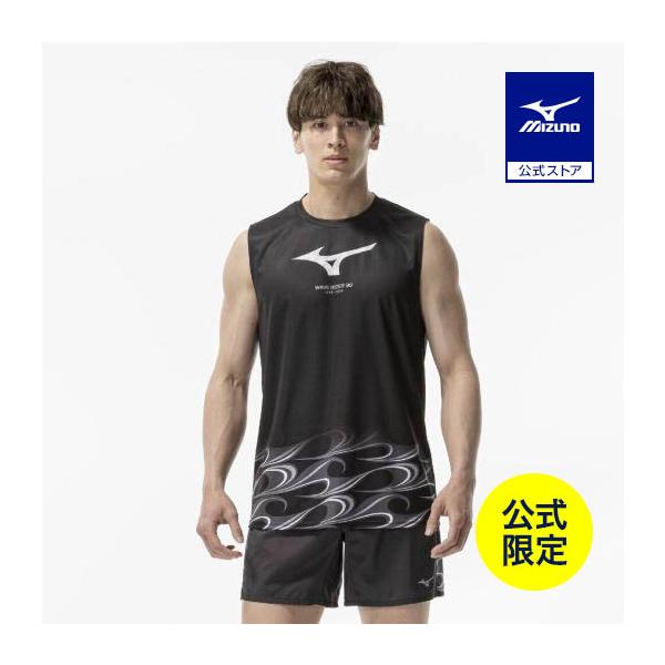 ミズノランニングシューズWAVE RIDERの30周年を記念したWAVE RIDER 30パック。シューズと連動したグラフィックをアパレルに落とし込んだデザイン。