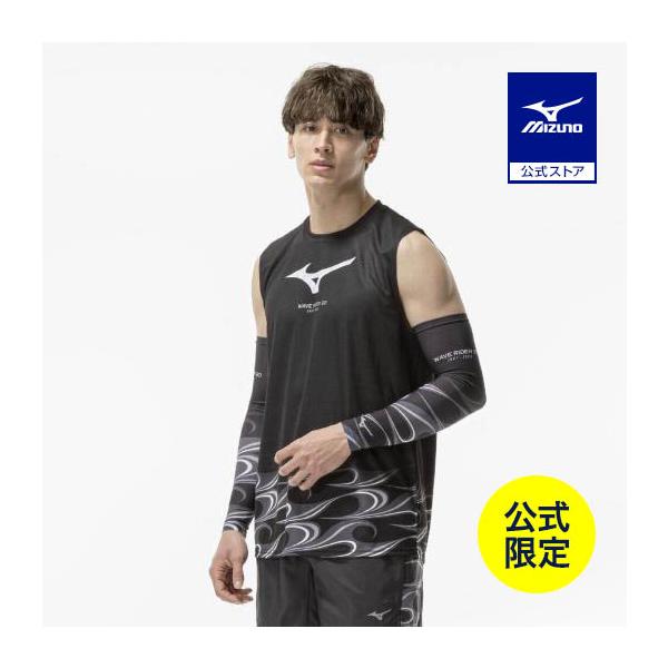 ミズノランニングシューズWAVE RIDERの30周年を記念したWAVE RIDER 30パック。シューズと連動したグラフィックをアパレルに落とし込んだデザイン。