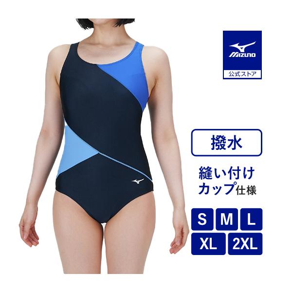 【撥水】Stroke ONEしっかり泳ぐ方のためのStroke ONE。肩甲骨を動かしやすいバックストラップ形状（ピースバック）を採用。無地で泳ぎやすいデザインでバイカラーがおしゃれ。