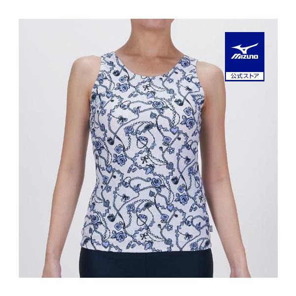 プールで歩くことを楽しむフィットネス水着です。