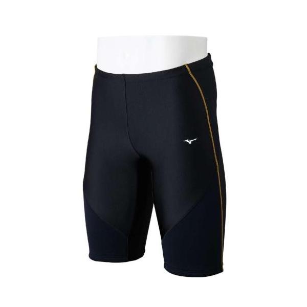 【EZ SWIM】楽に長く泳ごう。撥水素材＋浮力素材で泳ぐ姿勢をサポート！浮力5倍の機能が付いた水着です。（下半身部分比較、ミズノ調べ）