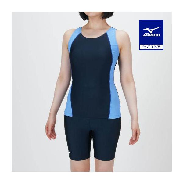 【撥水】Stroke ONEしっかり泳ぐ方のためのセパレーツ。肩甲骨を動かしやすいバックストラップ形状（ピースバック）を採用。左右対称のデザインがシンプルで着やすいデザイン。