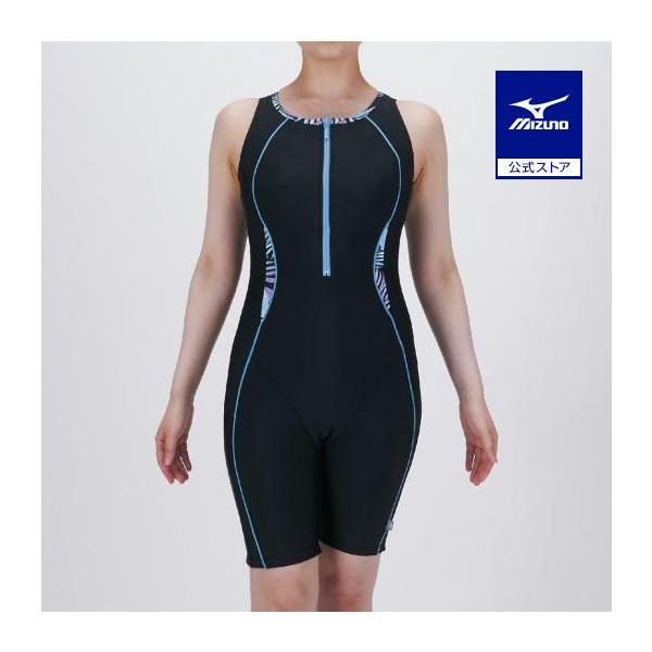 プールで歩くことを楽しむフィットネス水着です。