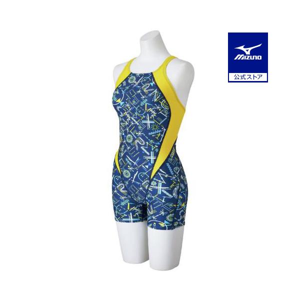 EXERSUITSエクサースーツ 塩素に強い長持ち水着です。カラフルなワイヤーアートの総柄デザイン