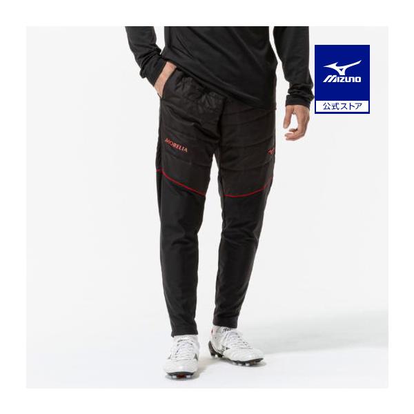 中綿とストレッチフリースをコンビネーションさせたトレーニングパンツ。