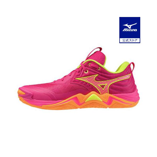 【カラー42：BLAZING FLAIR PACK】ブレるな。何度でも。最高のクッション性と安定性を追求したトップモデル「ウエーブモーメンタムエリート」