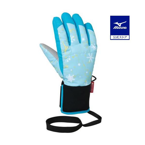 Jr. 5FINGER PRINT GLOVESスキーに雪遊びにおススメのジュニアグラブ子供の”落書き””雪の結晶”をモチーフにしたかわいらしいジュニアグラブ