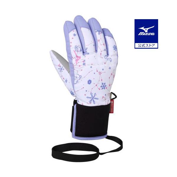 Jr. 5FINGER PRINT GLOVESスキーに雪遊びにおススメのジュニアグラブ子供の”落書き””雪の結晶”をモチーフにしたかわいらしいジュニアグラブ