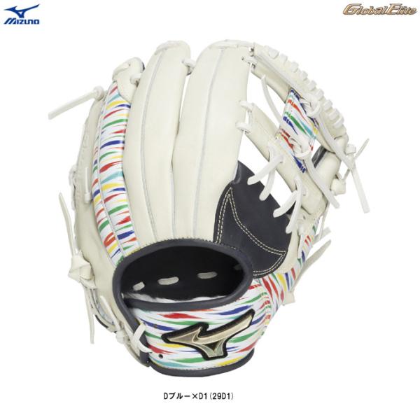 ■品番1AJGR34503■商品説明マルチデザインカラーがグラブを演出！ポジション：内野手用■素材受球面：受球面：天然皮革(牛革)背面：牛革＋人工皮革■カラーDブルー×D1(29D1)■サイズ9■投げ手右投げ用(LH)■当社在庫商品