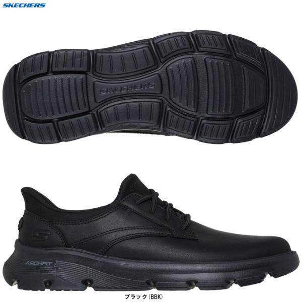■商品説明スタイリッシュで快適なスタイルでオフィスからディナーまで活躍する、Skechers Hands Free Slip-inRelaxed Fit：Arch Fitガルザ-ラングストン。独自のHEEL PILLOWデザインを採用した、...
