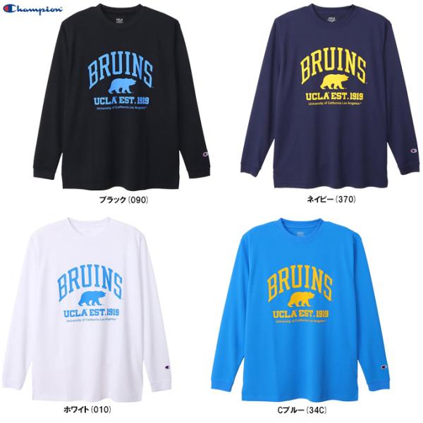 ■品番C3-AB468■商品説明ポリエステル100％のロングスリーブTシャツです。胸には「BRUINS(ブルーインズ)」と同校のマスコットである熊のシルエット、「UCLA EST. 19(ユーシーエルエー エスト. 19)」を組み合わせたグ...