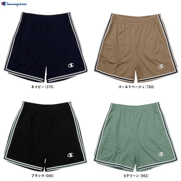 ■品番C3-DB527■商品説明環境に配慮されたリサイクルポリエステル100％で、光沢のある吸汗速乾素材を使用したショーツです。トレンドのショート丈(Lサイズ 総丈45cm)で、両サイドにポケット付き。左前裾のCロゴ刺繍とサイドに入れたライ...