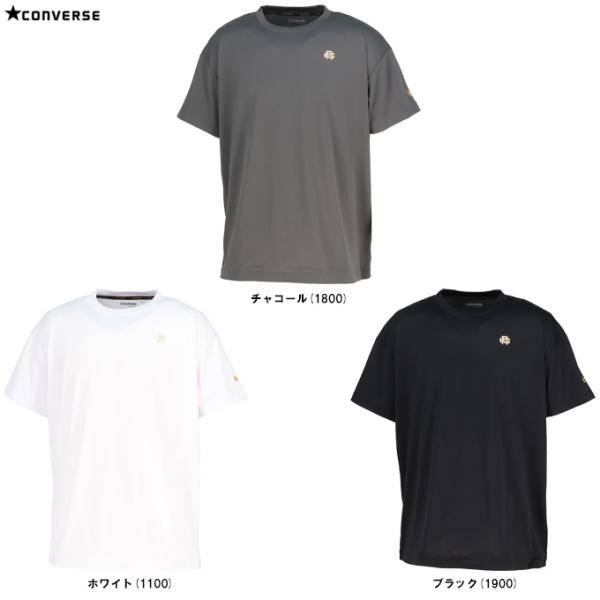 ■品番CBG252352■商品説明コンバースのトップライン、ゴールドシリーズ。吸汗、速乾性のある機能素材を使用し、左胸にGLORY ROADアイコン転写をワンポイントシンプルに配置、バックにCONVERSEとBASKETBALLの文言を絡ま...