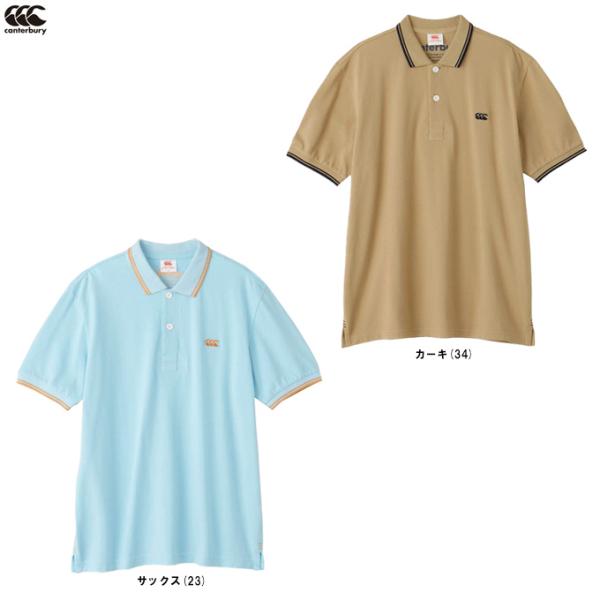 ■品番RA34108■商品説明環境に配慮した程よい肉厚感のオーガニックコットンを使用したラガーポロです。前立ての補強ステッチや、ラバー釦、脇スリットのトリプルバータックなど、カンタベリーのアイデンティティーが詰まっています。単体での着用はも...