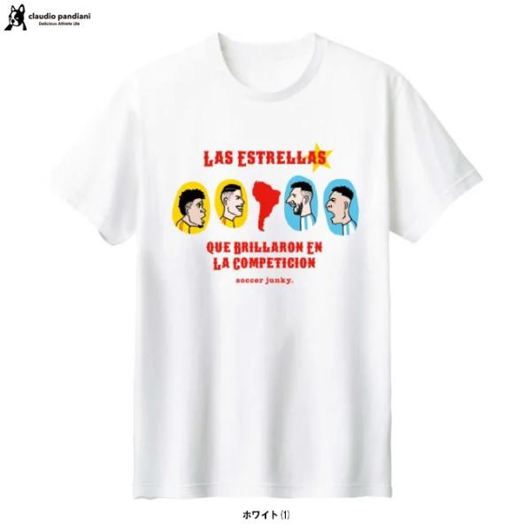 ■品番SJ24E52■商品説明ストリートサッカーをコンセプトに展開するサッカージャンキー、メンズ用Tシャツ。イラストレーター・JERRY氏とのコラボモデル。■素材コットン100％■カラーホワイト(1)■サイズJunky MEN'S SIZE...