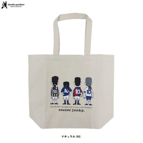 ■品番SJ25B28■商品説明サッカージャンキーのトートバッグです。イラストレーター・JERRY氏とのコラボモデル。【Claudio Pandiani/クラウディオ・パンディアーニ】■素材コットン100％■カラーナチュラル(66)■サイズF...