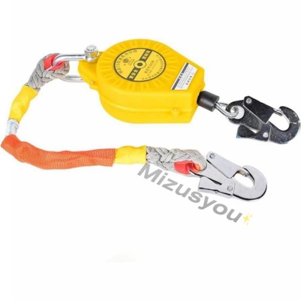 安全ロープ 落下防止ブロック セーフティブロック 落下防止装置 昇降用 ベルブロック ，自動引き込み式ライフライン 安全ブロック 昇降移動用墜落防止器具品番：ban1151カラー：写真色サイズ3m5m7m10m15m20m30m40m50m