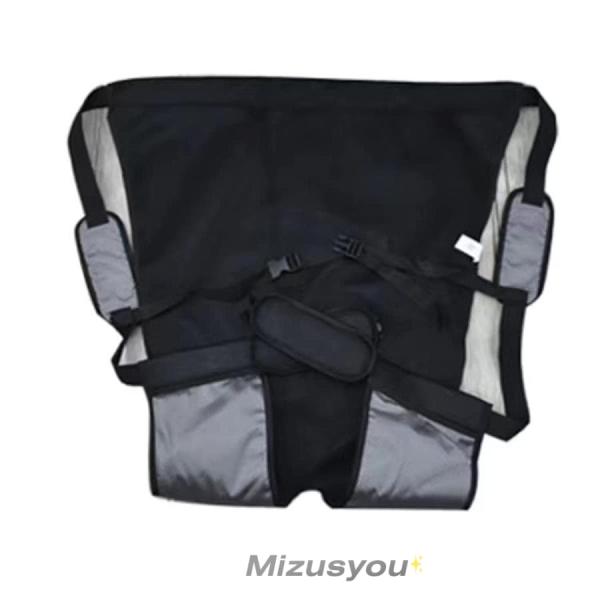 介護ベルト おんぶ紐 介護 高齢者 ハーネス 介助ベルト 補助ベルト高齢者車椅子トランスファースリング在宅 ベッド 階段 移動 補助 老人 ヘルパー 頑丈 軽量品番：ban1338カラー:グレー   ブラックサイズ：ML