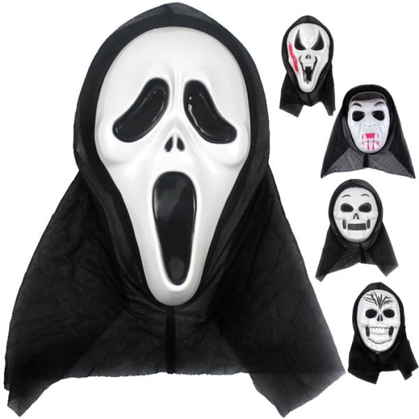 スクリーム マスク お面 スクリーム コスチューム 死神 マスク お面 ハロウィン コスプレ 仮装 演出 衣装 コスチューム パーティーグッズ【品　番】shenxiu01【タイプ】typeA、typeB、typeC、typeD、typeE【...