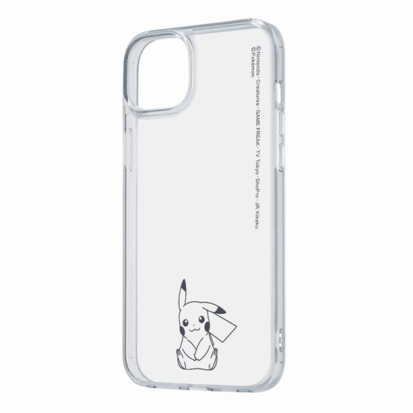 対応機種：iPhone 15 Plusカラー／キャラ：ピカチュウ傷に強い＆衝撃吸収衝撃吸収性のあるTPU×摩擦によるキズを低減するポリカーボネイト(C)Nintendo・Creatures・GAME FREAK・TV Tokyo・ShoPr...