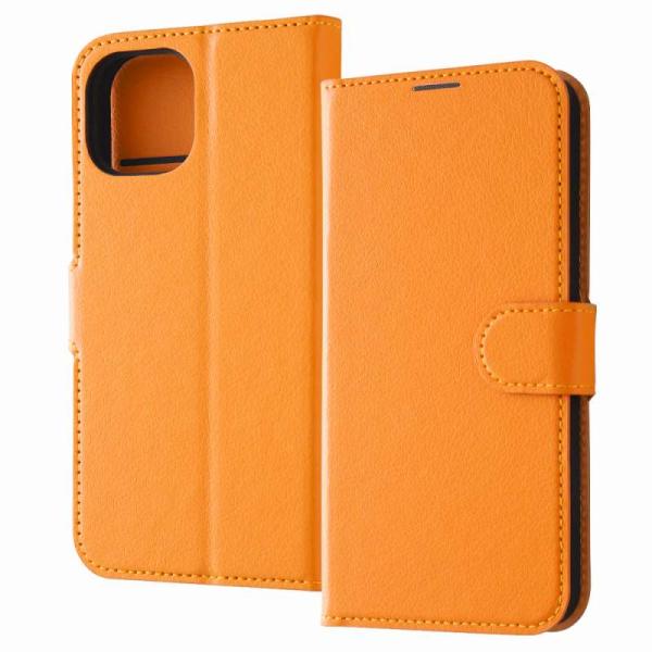 対応機種：iPhone 15カラー／キャラ：オレンジカード収納＋スタンド機能付き追究された使いやすさICカードポケット・大きめ収納ポケット付き。マグネット式なのでケースの開閉が簡単に行える。動画視聴などに便利なスタンド機能付き。アクセサリー...