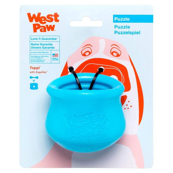 全製品がアメリカのメーカー本社にて企画・製造、環境に優しく、丈夫で噛み応えがあり、水に浮く素材「ゾゴフレックス」で作られた愛犬用おもちゃ。難易度が調整でき愛犬に頭を使わせます。