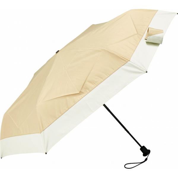 形状安定加工の折りたたみ日傘が進化！持ち手もすっぽり収納できて、さらにコンパクトに！